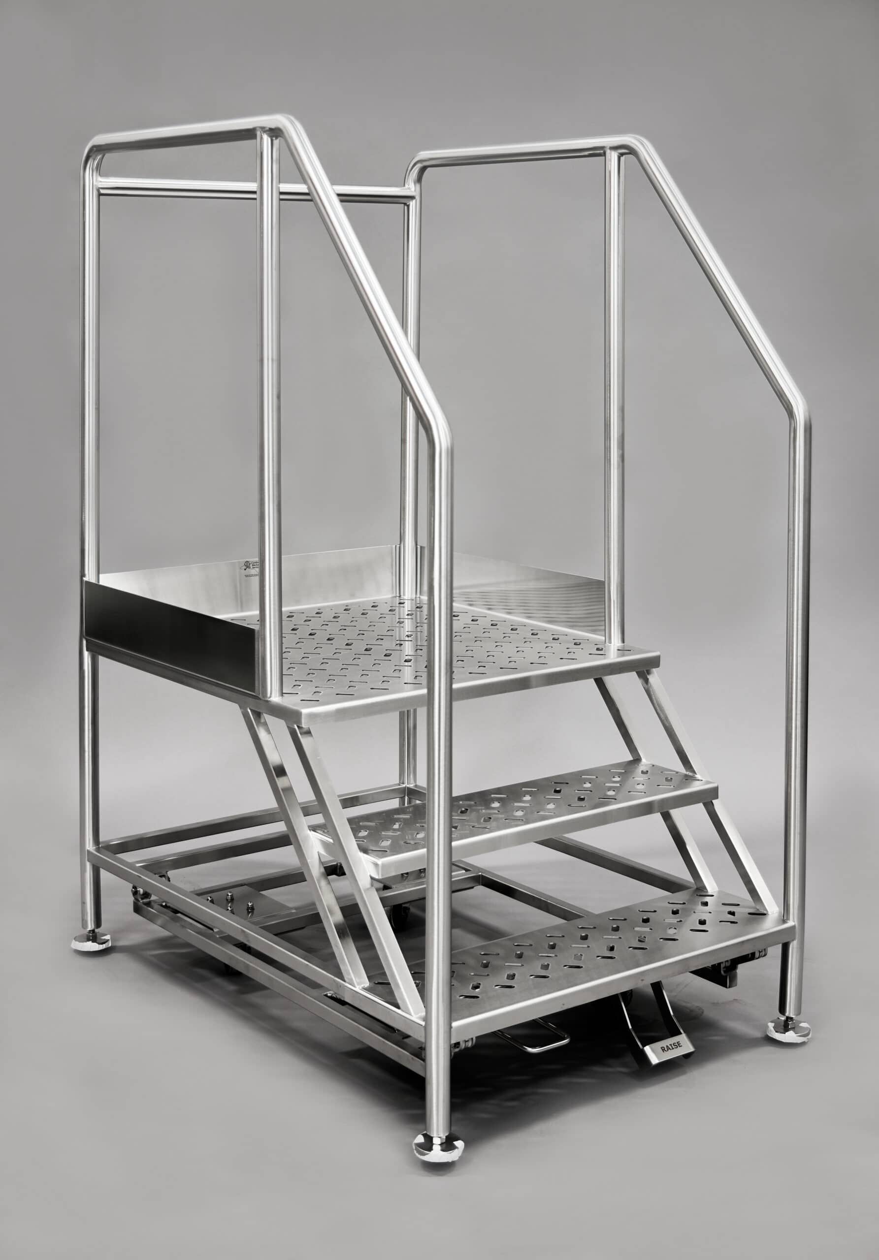 Cleanroom Mobile Ladder Stands - Carolina Mechanical Services, Inc