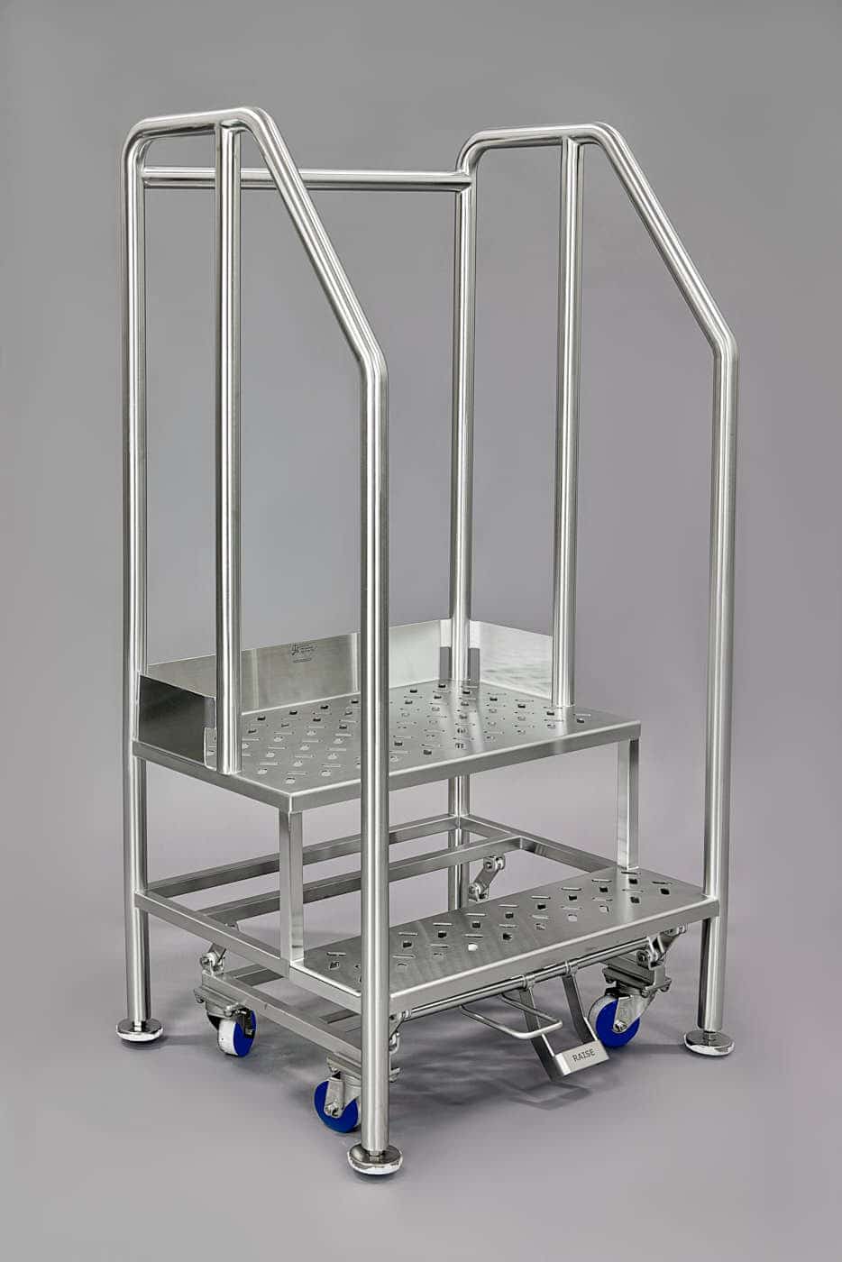 Cleanroom Mobile Ladder Stands - Carolina Mechanical Services, Inc